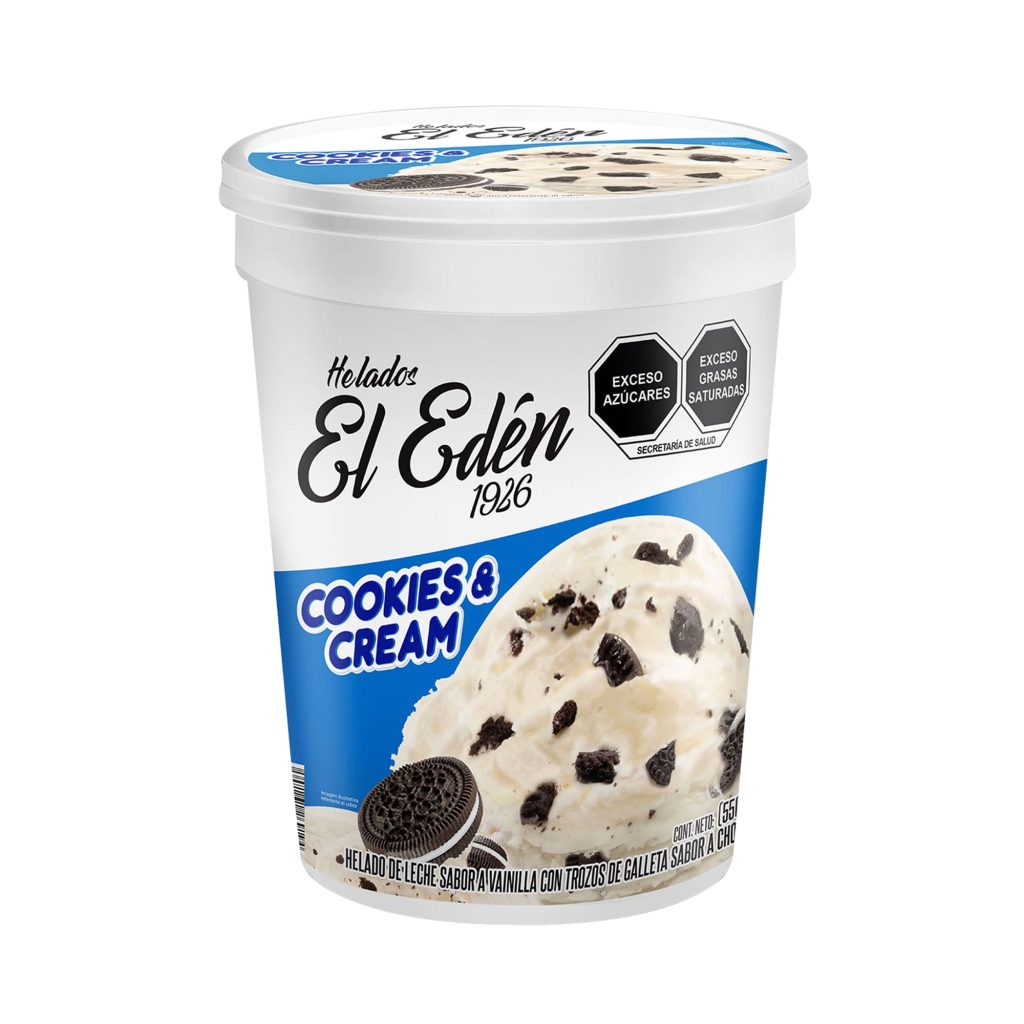 Helado Cookies and Cream El Edén | Tiendas 3b