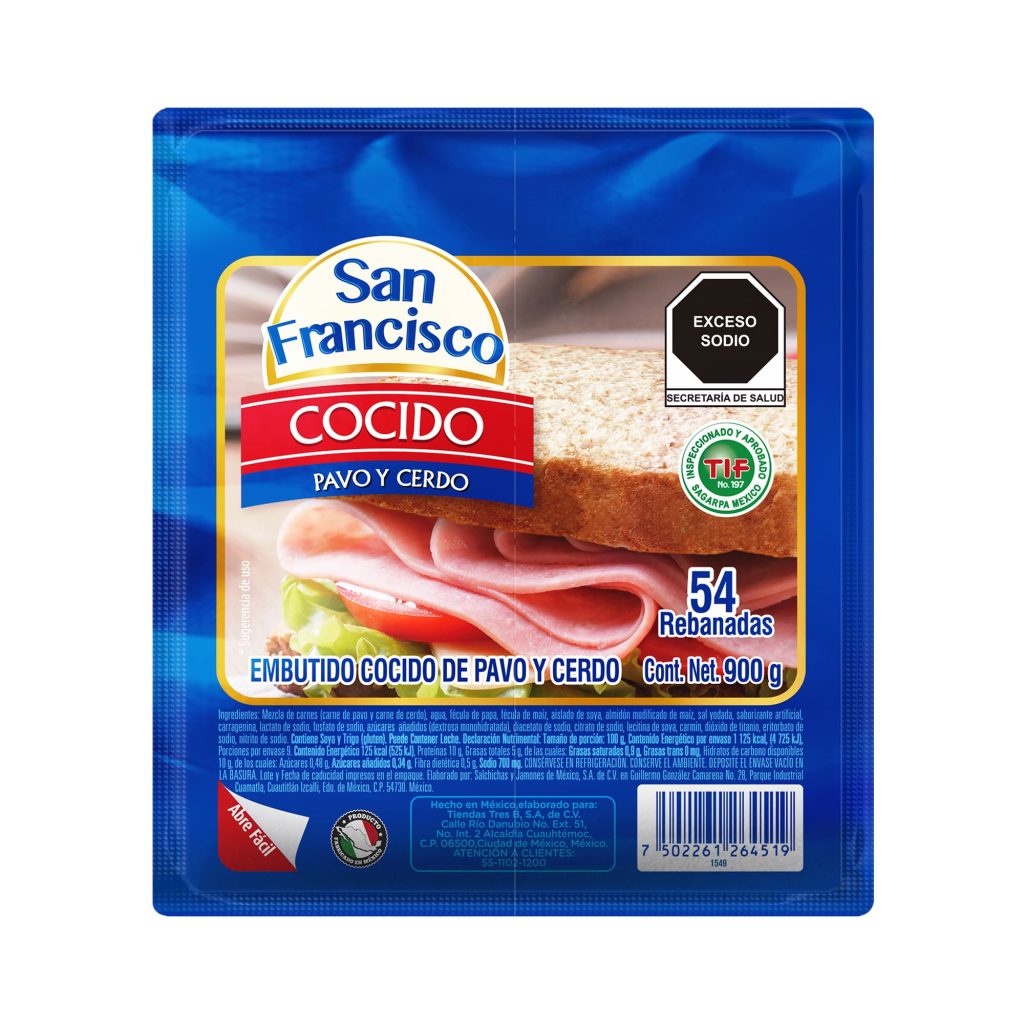 Jamón cocido San Francisco | Tiendas 3b